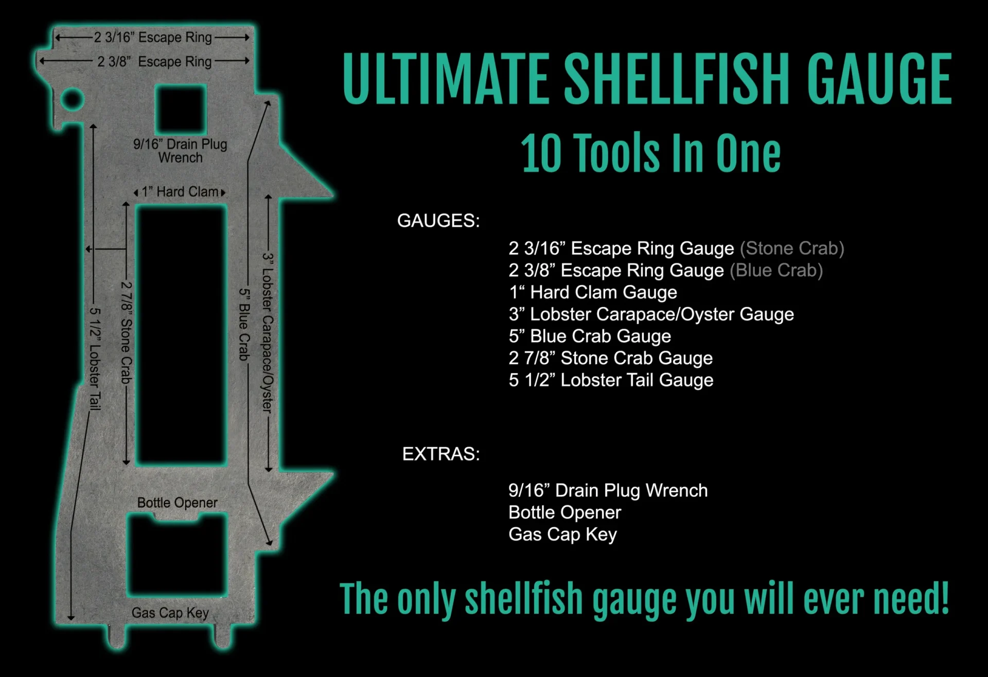 Ultimate Shellfish Gauge - Galv Pro Outdoors